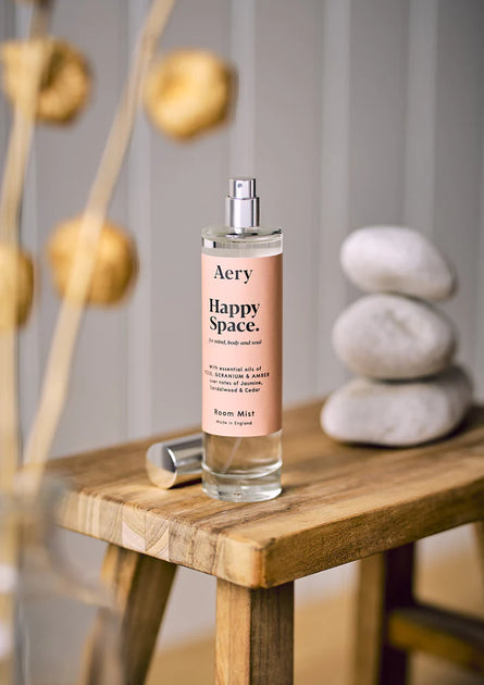 Aery Happy Space Room Mist - Rose, Geranium & Amber – Rose & Lyons