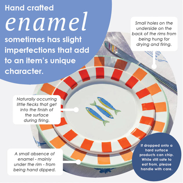 Bon Appetit Enamel Plates - Olive – Rose & Lyons