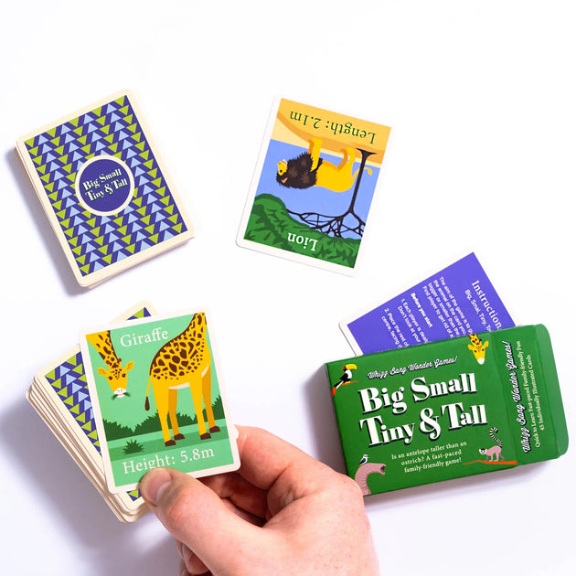 Whizz Bang Card Games - Big Small Tiny & Tall – Rose & Lyons