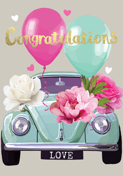 Sarah Kelleher Congratulations Love Card – Rose & Lyons
